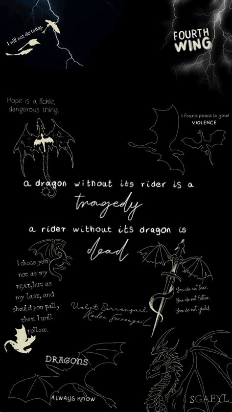 Fourth Wing Quote Wallpaper Wings Wallpaper Wings Book Book Wallpaper