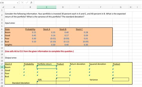 Solved Please Show The Excel Formulas And Maintian The Rowcolumber 1 Answer Transtutors