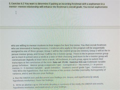 Solved Exercise You Want To Determine If Pairing An Chegg Com