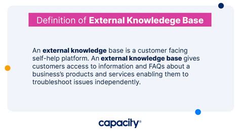 what is an external knowledge base a guide for 2024 capacity