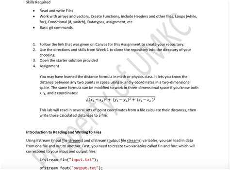 solved skills required read and write files work with arrays