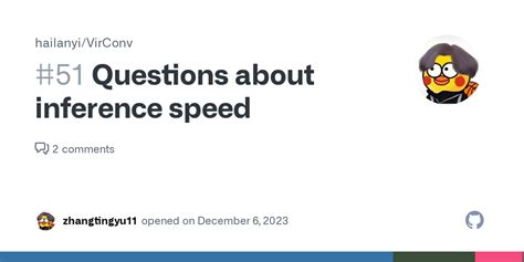 questions about inference speed · issue 51 · hailanyi virconv · github