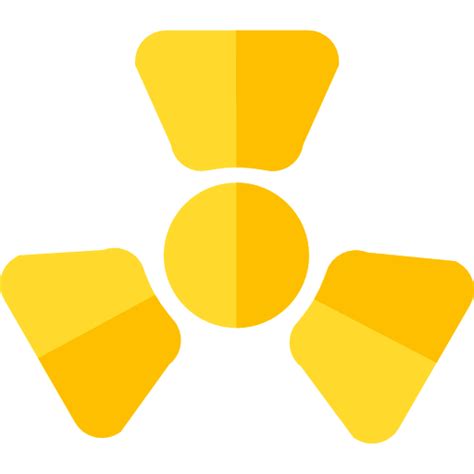 Radiation Basic Rounded Flat Icon