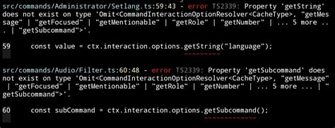 error fetching argument using options getstring and more · issue 7412