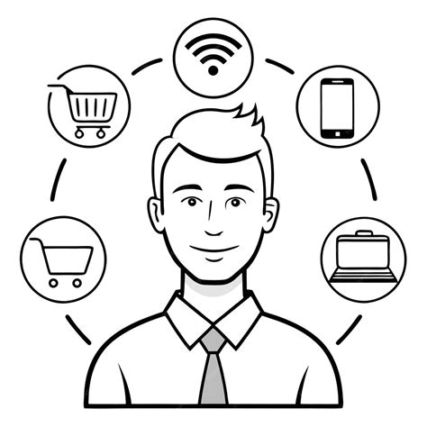 Premium Vector Technology Concept Flat Vector Style Illustration Featuring Ecommerce Design