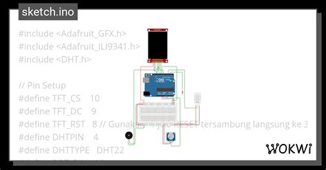 Pemantau Suhu And Humidity 1 Wokwi Esp32 Stm32 Arduino Simulator