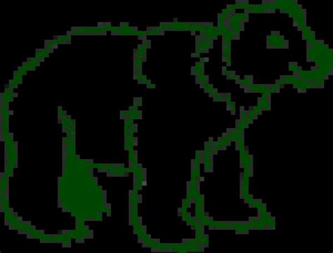 تصاویر Png نقاشی های کودکانه خرس های کارتونی مخصوص رنگ آمیزی