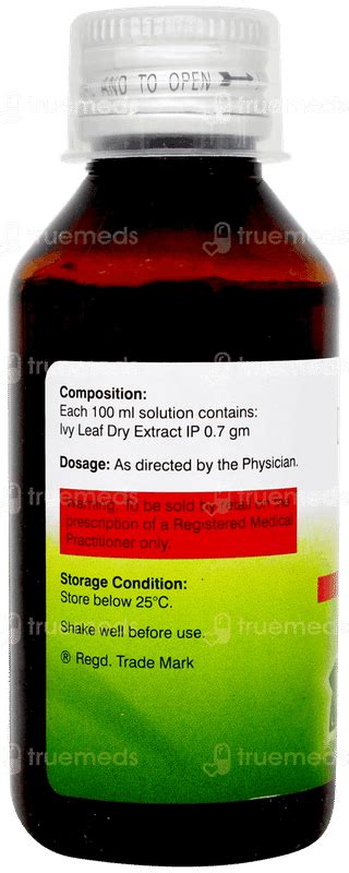 Prospan Syrup 100 Ml Uses Side Effects Dosage Price Truemeds