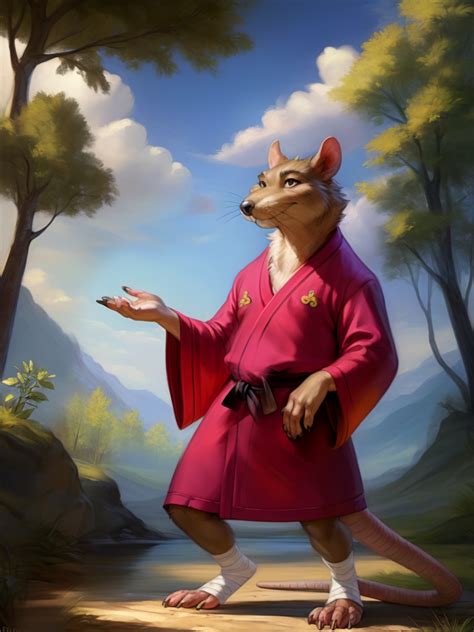 Master Splinter Hamato Yoshi Tmnt 1987 Tv Series Furry Character Lora By Ameganet｜ai Art