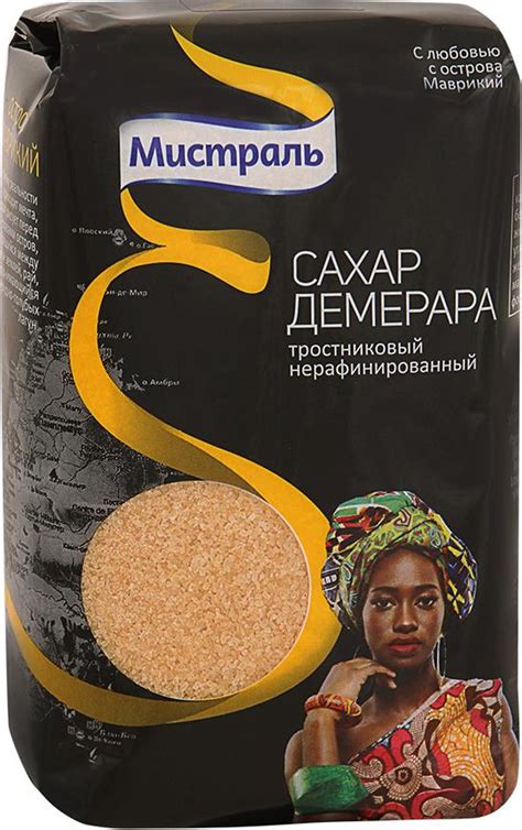 Сахар Мистраль Демерара тростниковый нерафинированный купить с ...