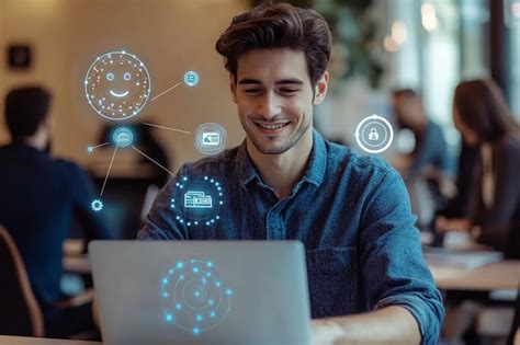 Businessmen And Humanoid Robot Work On A Project Chat Bot Chatbot Ai