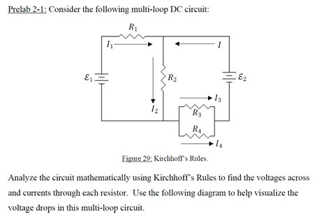 solved prelab 2 1 consider the following multi loop dc