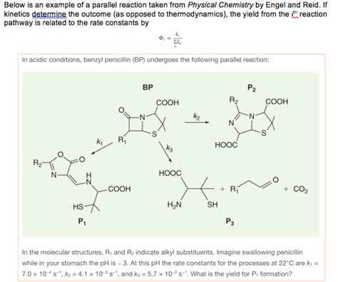 Below Is An Example Of A Parallel Reaction Taken From