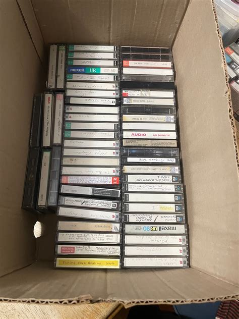 Lot Of 25 Recordable Used Random Cassette Tapes Sold As Blank Normal
