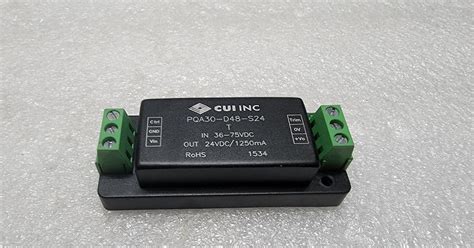 Cui Inc Pqa30 D48 S24 T Isolated Dc Dc Converter