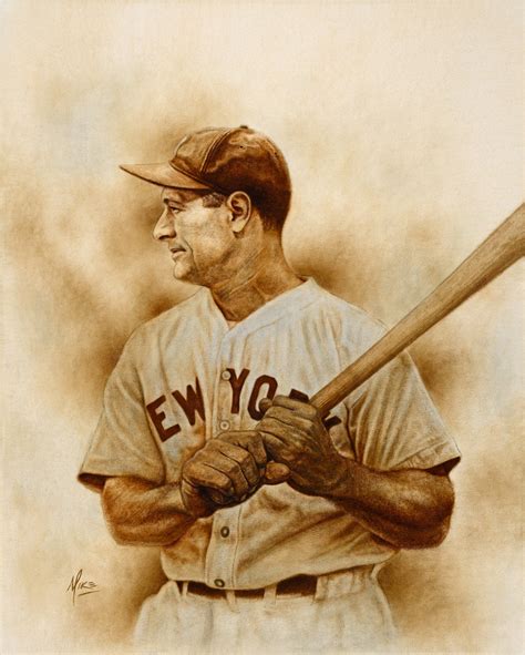 Lou Gehrig The Art Of Mike Kupka