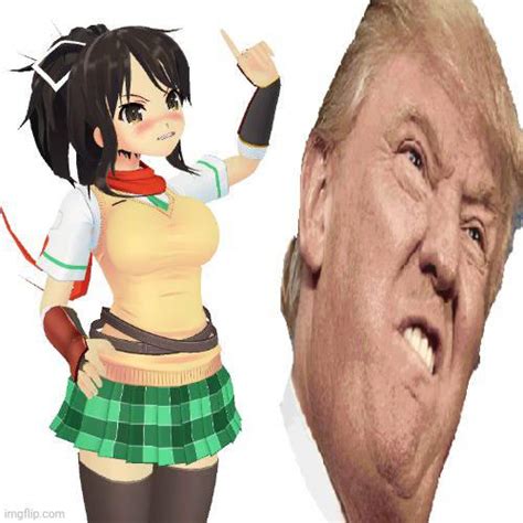 Asuka From Senran Kagura And Donald Trump Meme By Pedroj234 On Deviantart