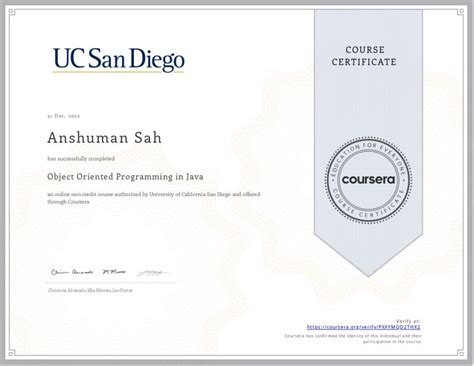 Anshuman Sah On Linkedin Coursera Java Programming Programming