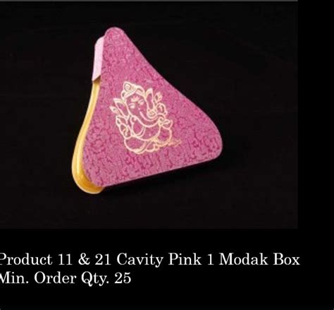 Pink Chocolate Modak Box