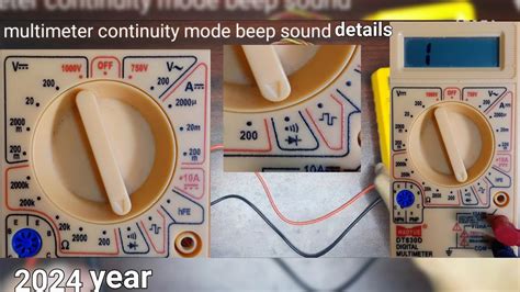 Multimeter With Continuity Sound at Nathan Dillon blog