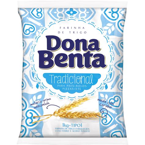 Farinha De Trigo Dona Benta Tradicional 1kg Redemix