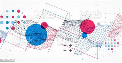 추상파는 프레임 스타일로 만들어집니다 과학 기술 프리젠 테이션을위한 템플릿 0명에 대한 스톡 벡터 아트 및 기타 이미지 0명 Dna Dna 테스트 Istock