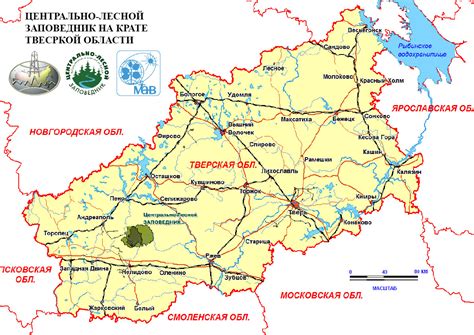 Контурная карта тверской области распечатать