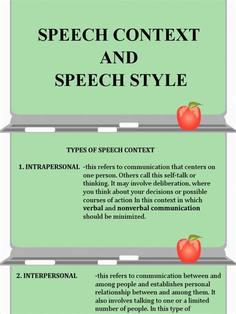 Speech Context And Speech Act Pdf Communication Nonverbal