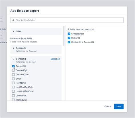 Export Data From Related Objects Skedulo Documentation