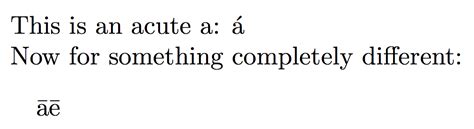Tex Core Activating Characters With Diacritics Accents Tex