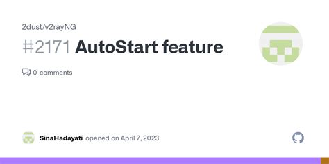 Autostart Feature · Issue 2171 · 2dustv2rayng · Github
