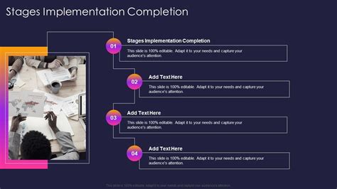 Stages Implementation Completion In Powerpoint And Google Slides Cpb PPT Presentation
