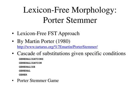 Ppt Cmsc 723 Intro To Computational Linguistics Powerpoint