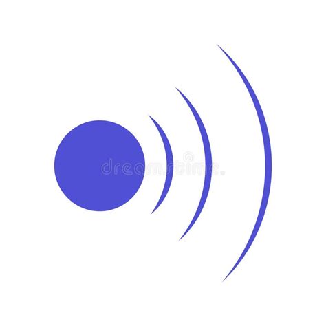 回波声纳 海上蓝色雷达符号及超声信号反射 图标检测振动或水 圆 向量例证 插画 包括有 检测 例证 258728356