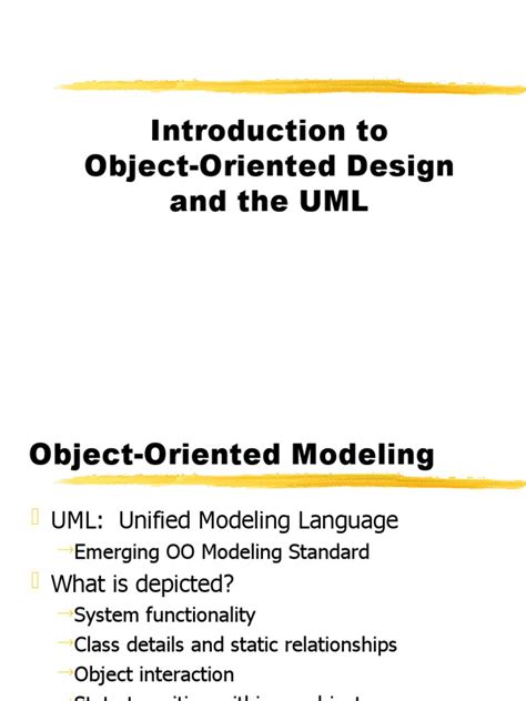 introduction to object oriented design and the uml pdf banking