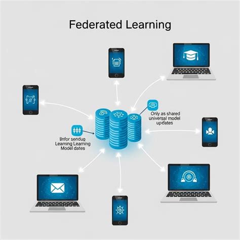 Federated Learning Network Enhancing Privacy And Efficiency Ai Art