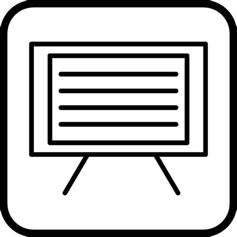 Classroom Board Vector Icon 40235292 Vector Art At Vecteezy