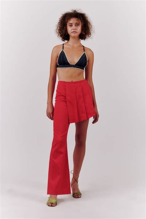 Asymmetrical One Legged Pants Are A Strangely Sexy 2022 Trend