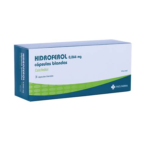 Hidroferol Calcifediol 0266 Mg Caja X 3 Cápsulas Bcn Medical