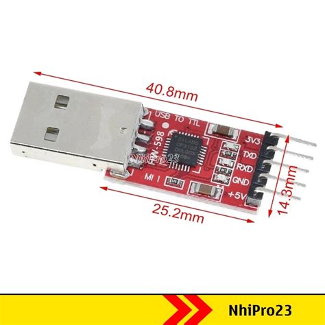 Mạch Chuyển Đổi Usb Uart Cp2102 Mini Shopee Việt Nam