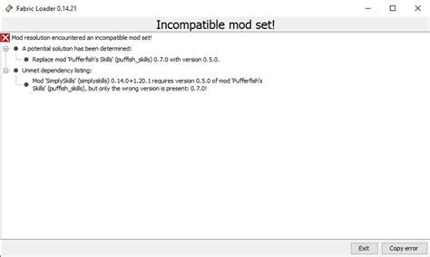Mismatch Issue Sweenus SimplySkills GitHub