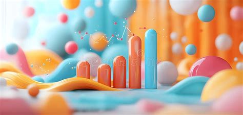 Dynamic And Colorful Data Visualization With Vibrant Charts And