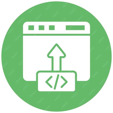 Premium Vector Code Deployment Vector Illustration Style