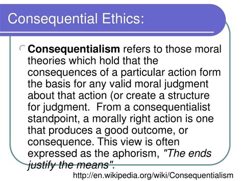 Ppt Exploring Key Principles Of Ethics Consequential Vs Non