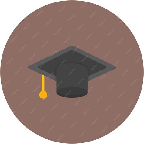 Premium Vector Graduation Hat Vector Illustration Style