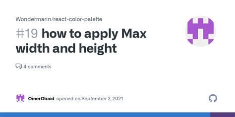 How To Apply Max Width And Height · Issue 19 · Wondermarin React Color