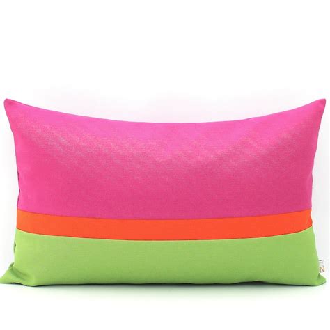 Bright Color Throw Pillows Etsy