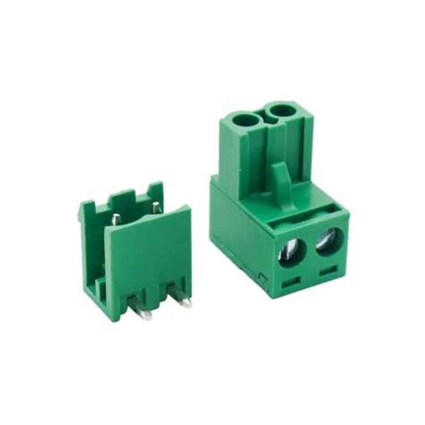 Pluggable Terminal Block Pin Mm Pitch Kf Edgr P Right Angle Pin Makers Electronics