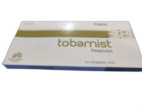 5ml Tobamist Tobramycin Respules Packaging Type Box At ₹ 533 65 Piece