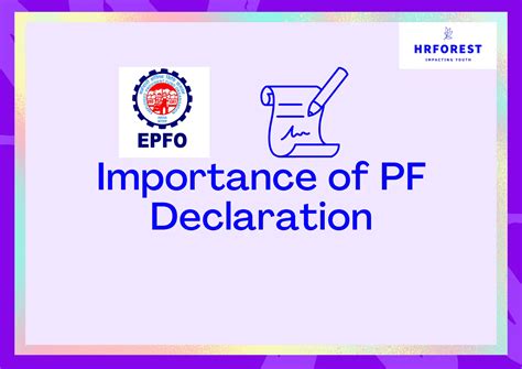 Epf Declaration 1 Important Topic You Miss